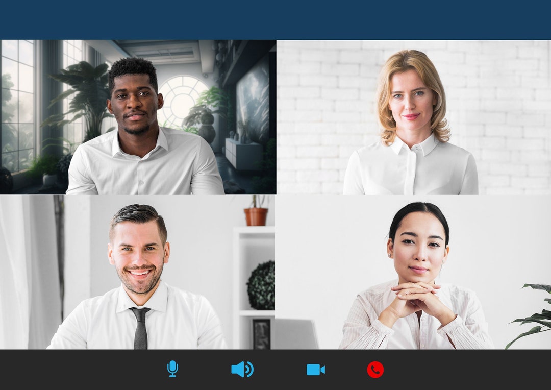 5 Futuristic Rooms With Plants for Zoom Meetings Room Backdrop for Zoom ...