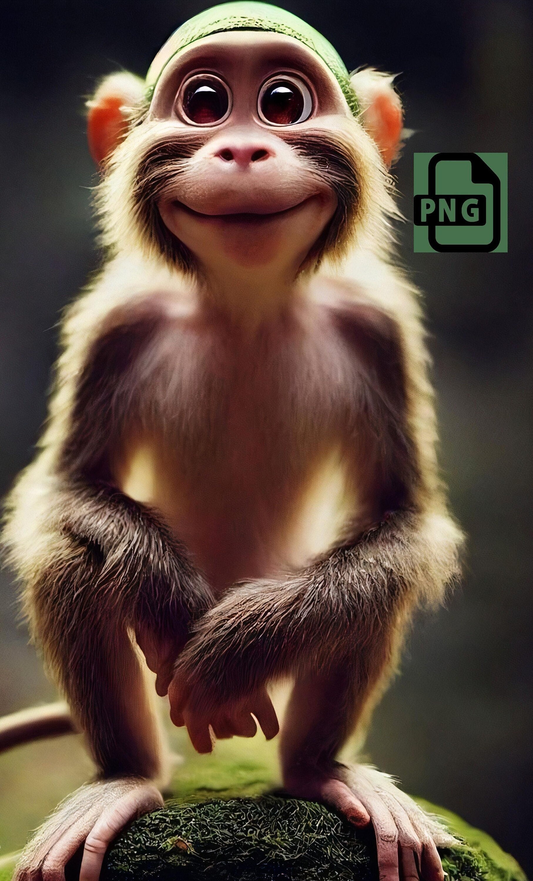 Cute Monkey Print PNG, All Art, Digital Download for Sublimation - Etsy
