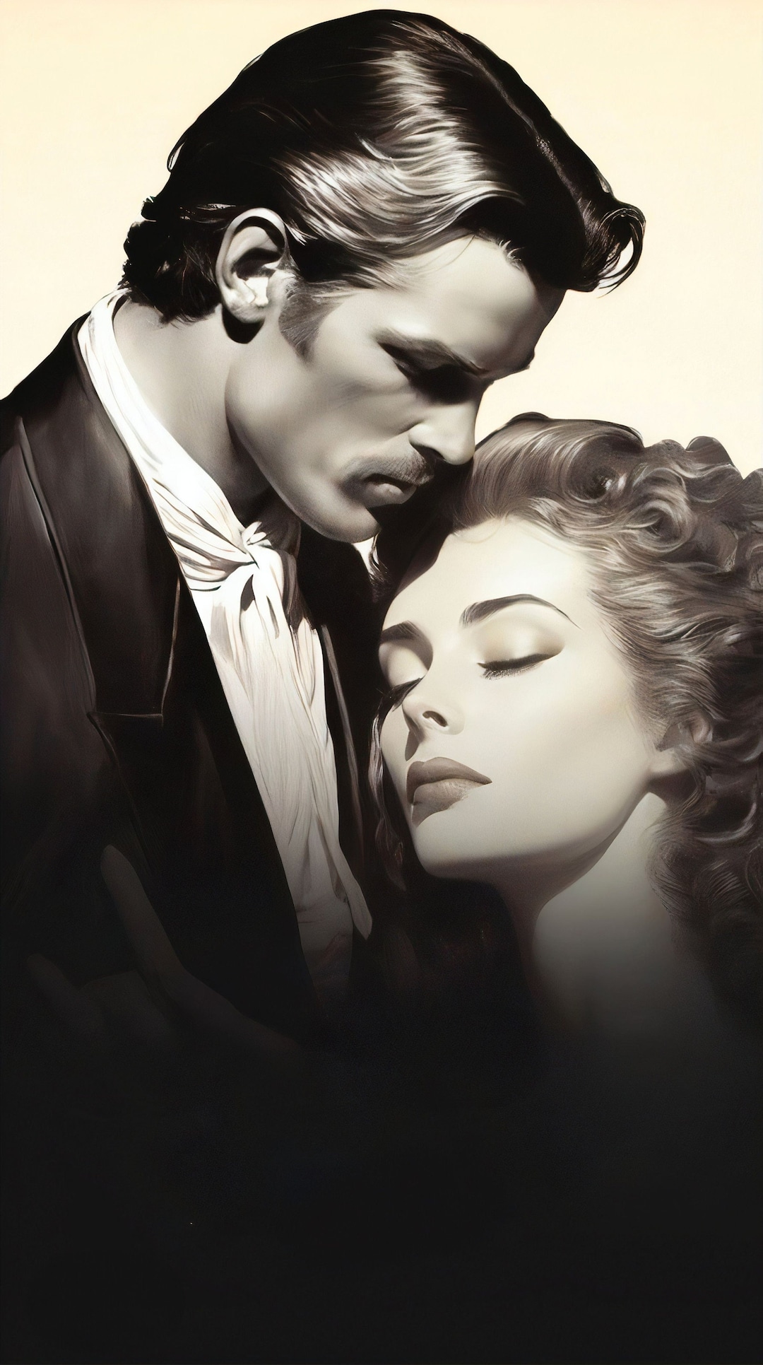 Romance Novel Book Cover photo Illustration Male and Female - Etsy