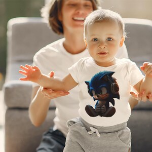 Cute Sonic the Hedgehog PNG, Pet Portrait Sticker,sublimation Designs ...