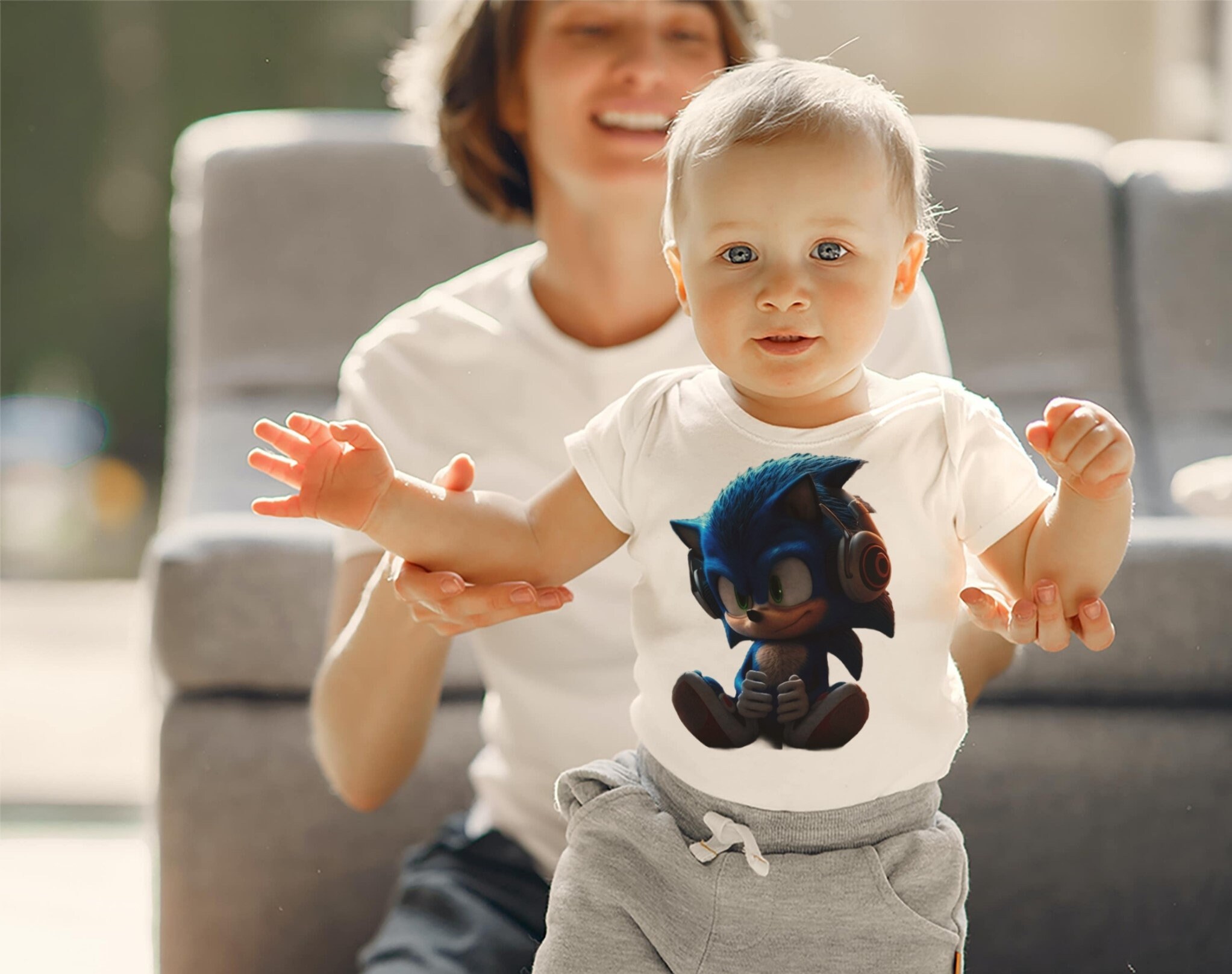 Cute Sonic the Hedgehog PNG, Pet Portrait Sticker,sublimation Designs ...