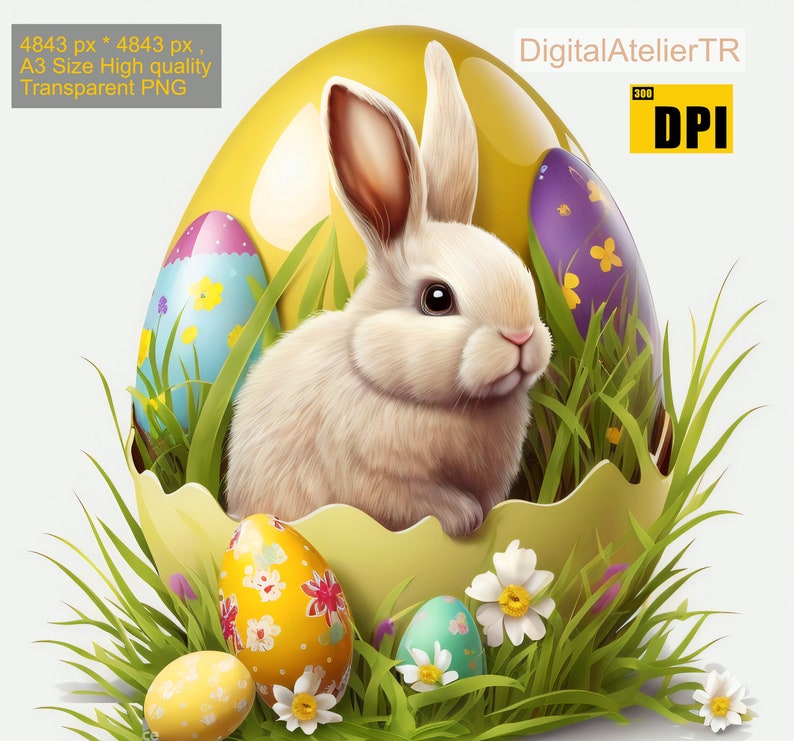 5 Transparent PNG Easter Chicks Easter Bunny and Easter Png - Etsy
