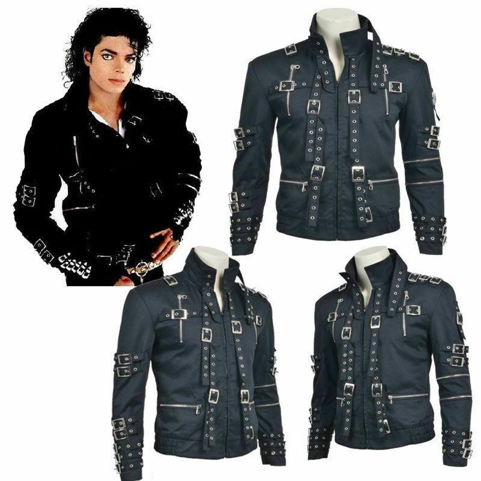 King Singer Michael Jackson Concert "bad" Cosplay Complete Costume ...