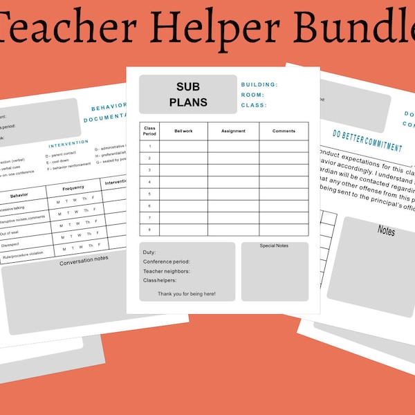 Teacher Helper - Etsy