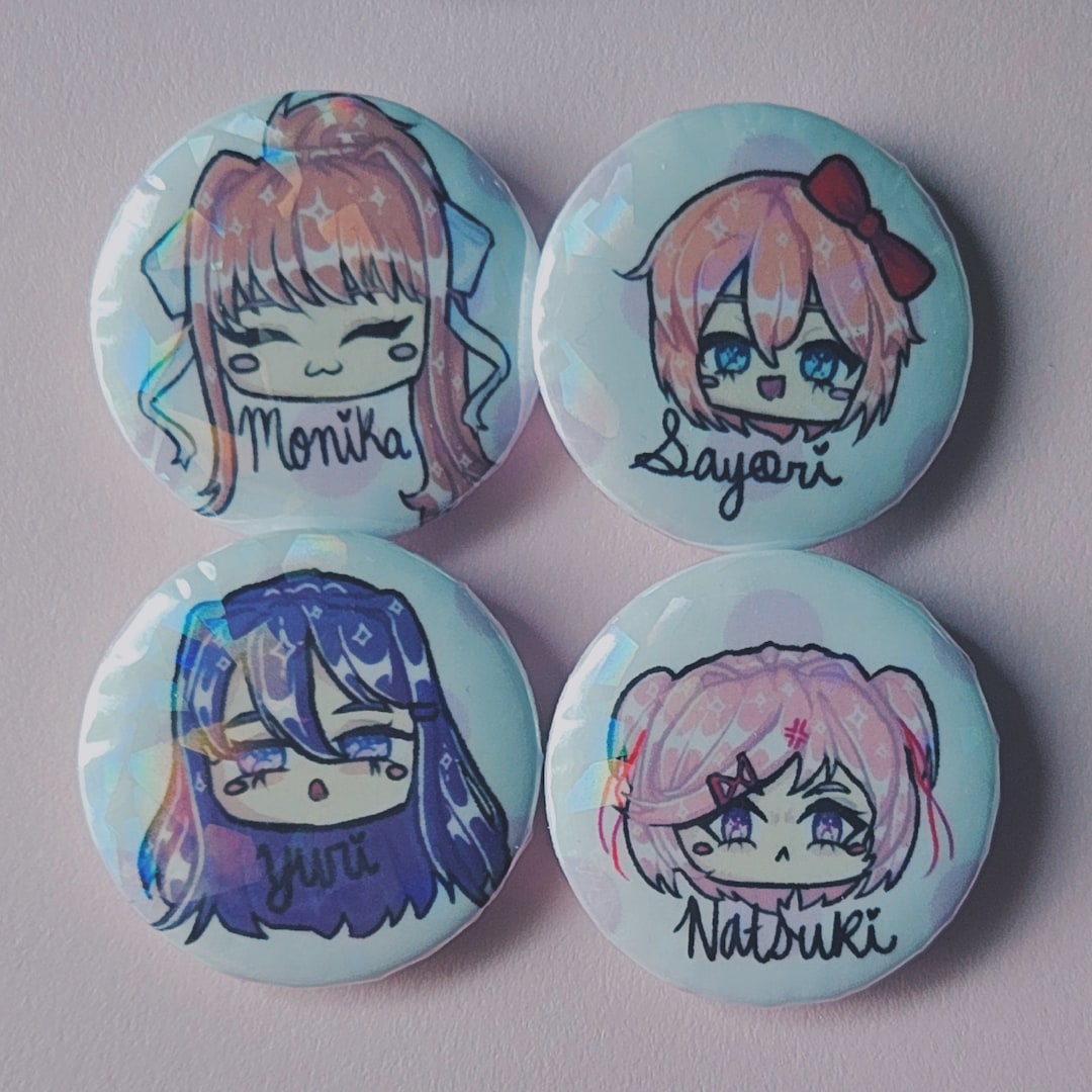 Doki Doki Literature Club Pins (series 1) - Etsy