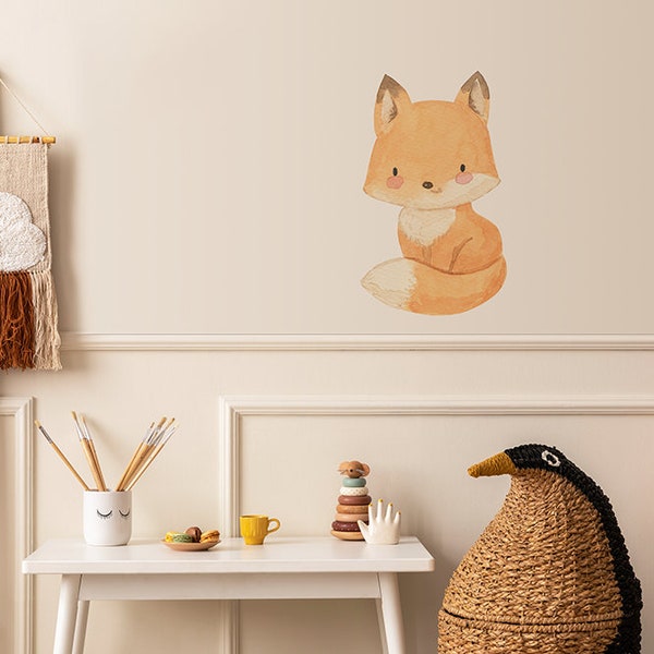 Fox Wall Decal - Etsy