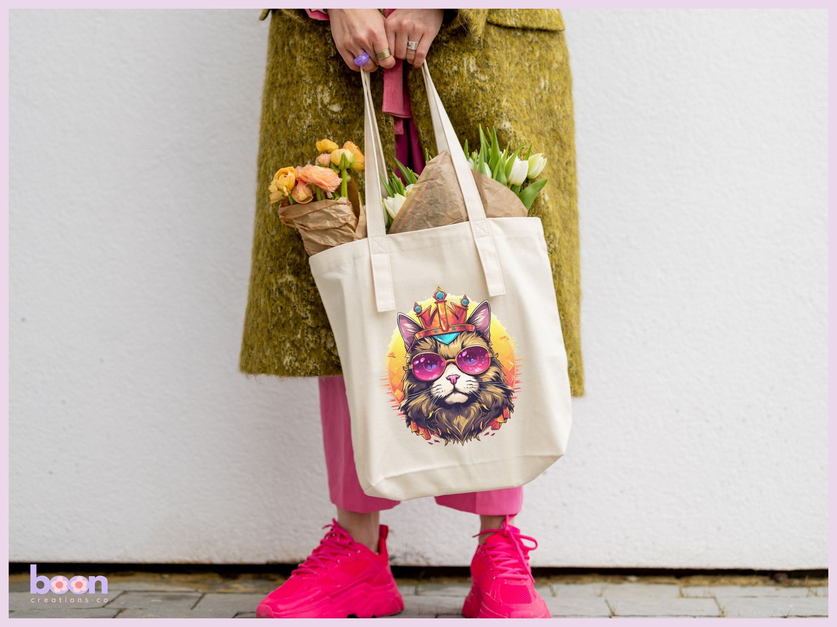 Cat Design PNG, Queen Cats, Cool Cat PNG, Funny Cat PNG, Cat ...