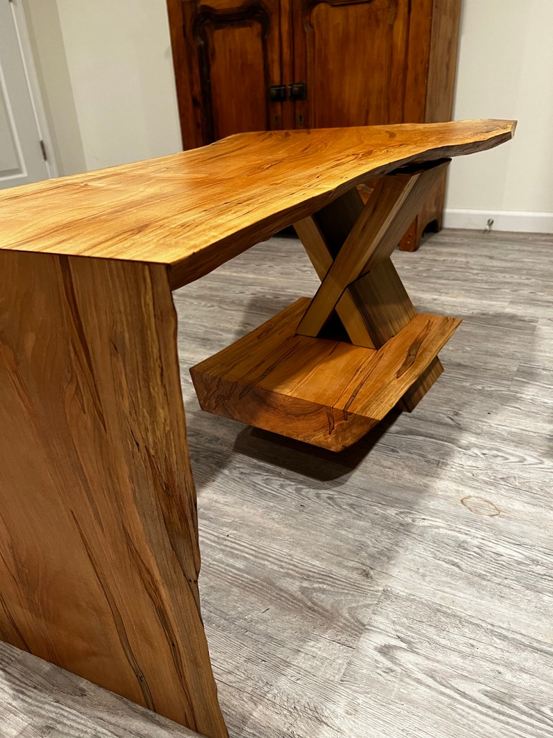 Waterfall Edge Coffee Table With Joinery Legs - Etsy