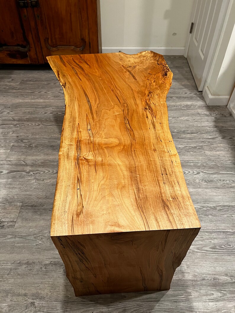 Waterfall Edge Coffee Table With Joinery Legs - Etsy