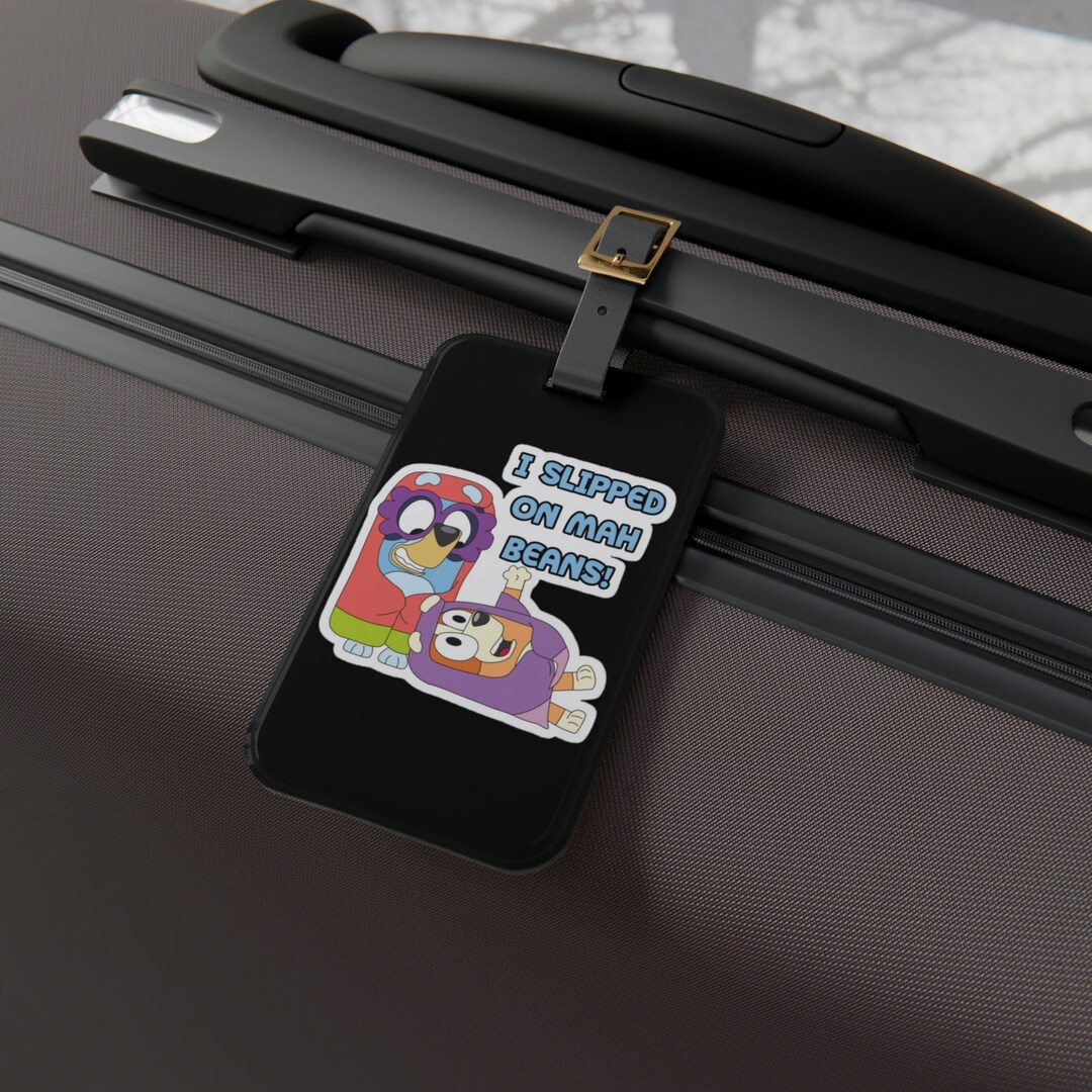 Buy Bluey Luggage Tag Here Come the Grannies Luggage Tag Bluey Online ...