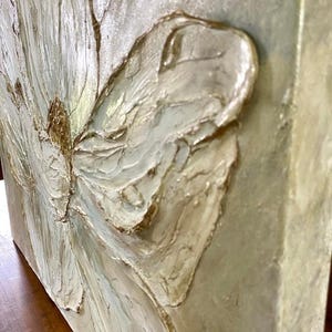 Original Textured Artwork-magnolia (horizontal) - Etsy