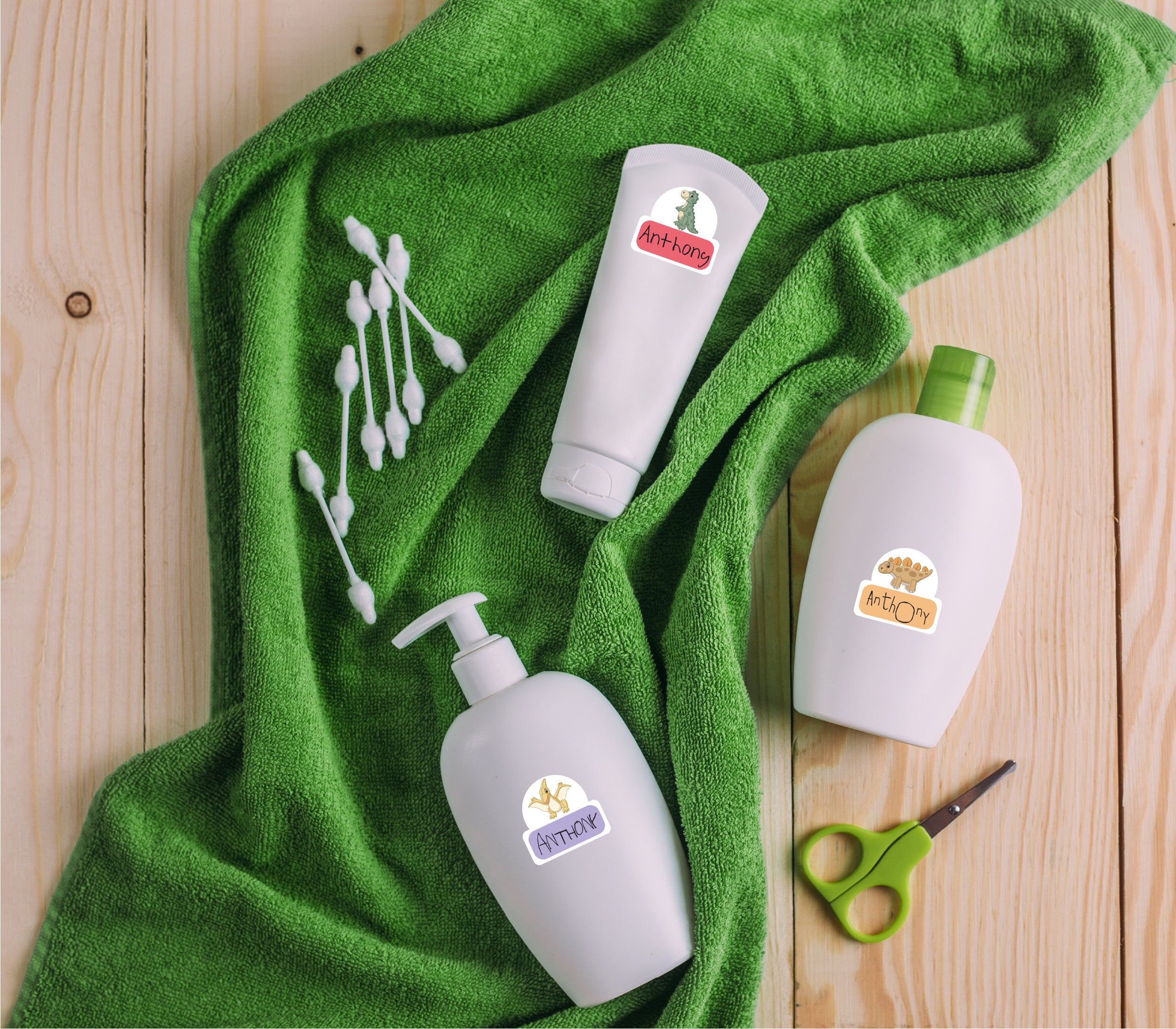 Dino-mite Personalized Name Labels for Kids - Waterproof and Scratch ...