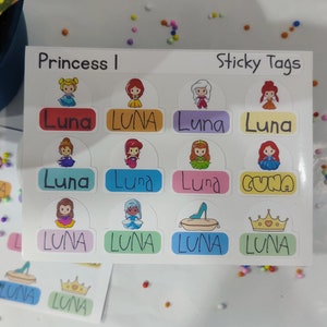 Personalized Name Stickers - Kids Name Tags - Daycare Labels ...