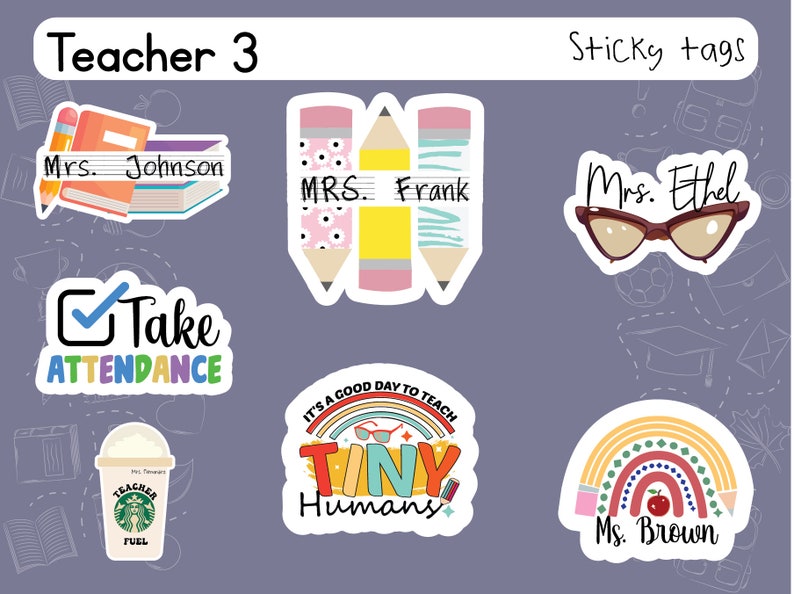 Teacher Appreciation Bundle • Sticker Pack for Teachers and Students ...