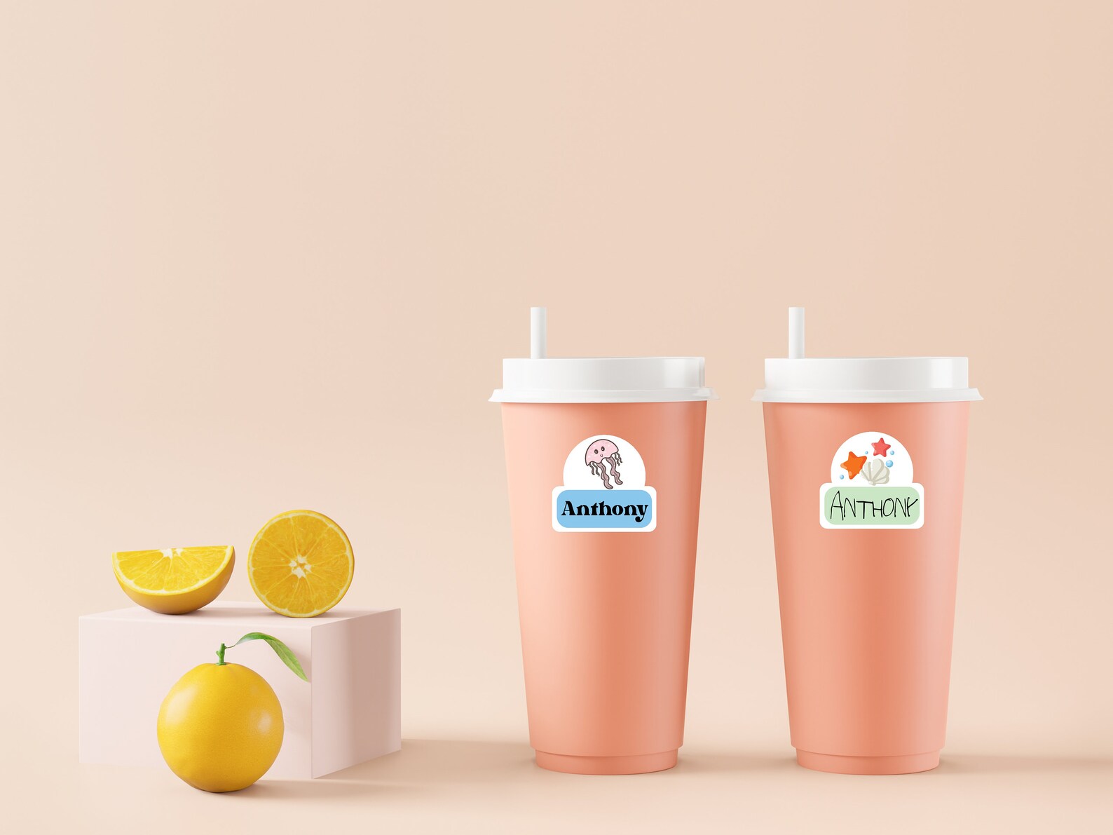 Beachy Ocean Sticker Labels | Daycare Ocean Label | Waterproof Vinyl ...