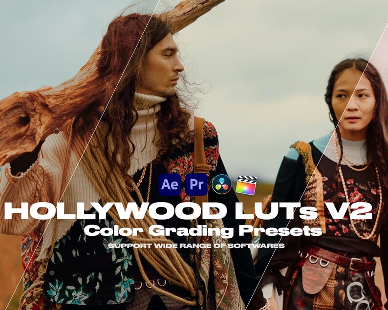 50 Hollywood Movies Cinematic Luts Pack for Color Grading - Etsy