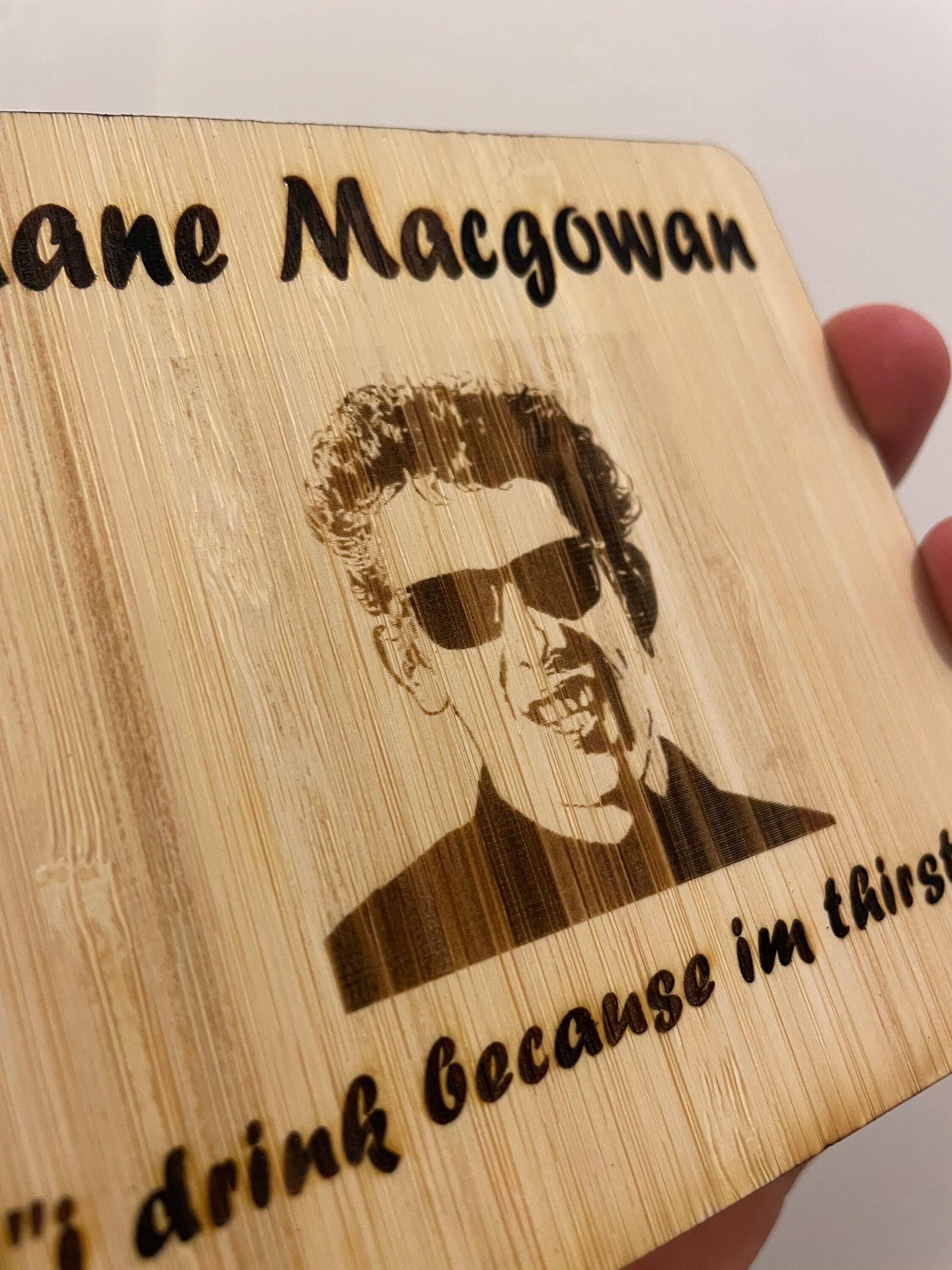 Shane Macgowan Rememberance Drinks Coaster - Etsy
