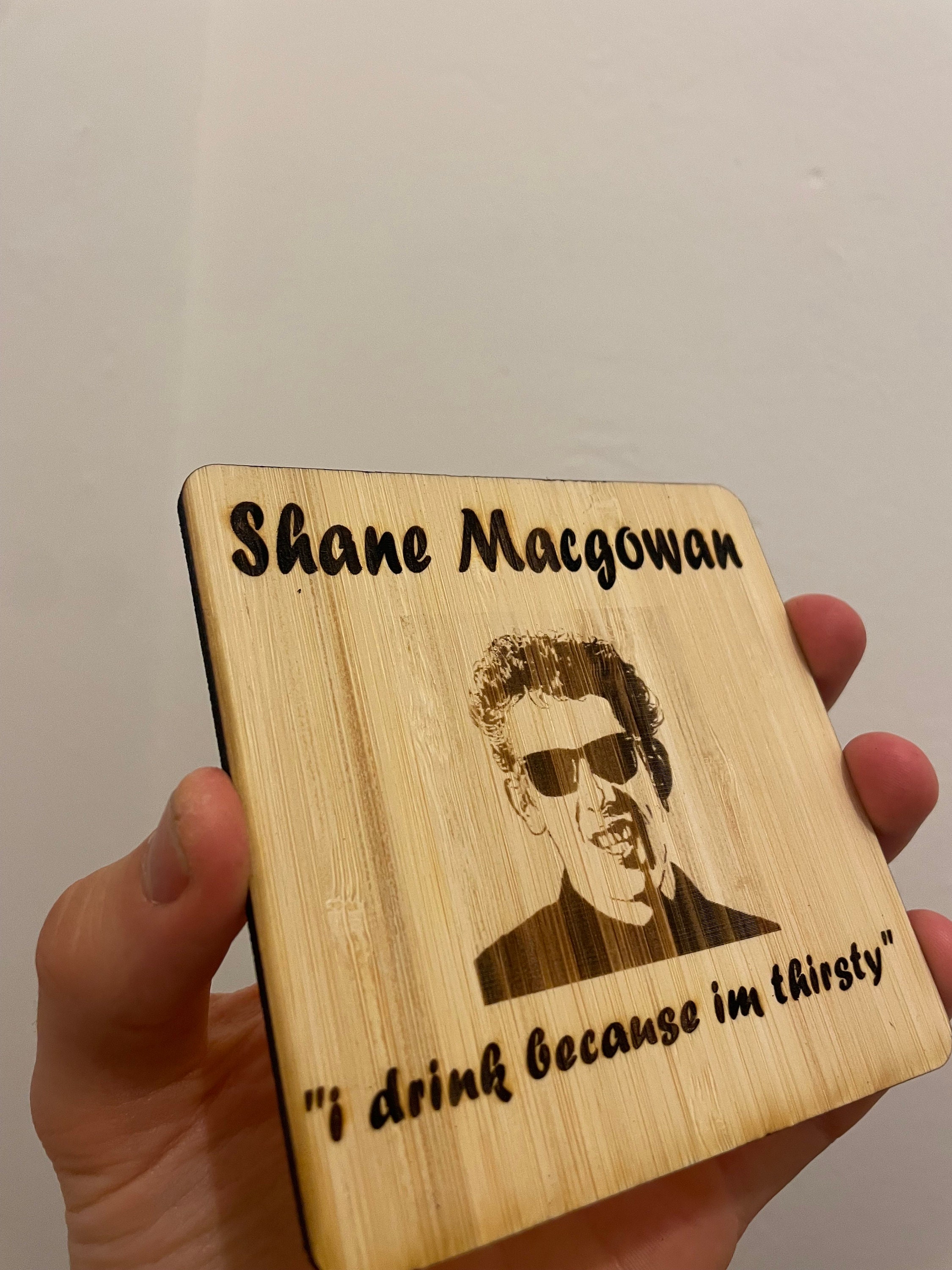 Shane Macgowan Rememberance Drinks Coaster - Etsy