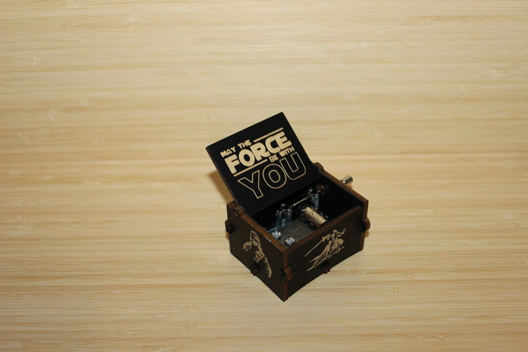 Star Wars Theme Tune Music Box Engraved - Etsy