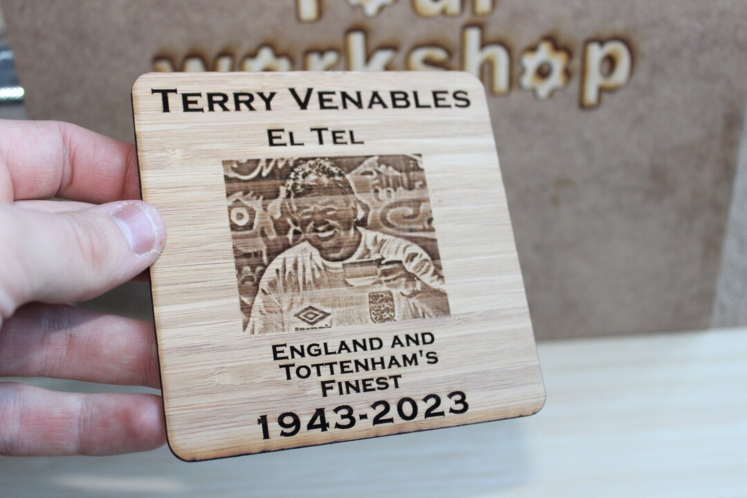 Terry Venables El Tel Memrabilia Drinks Coaster Gift England - Etsy