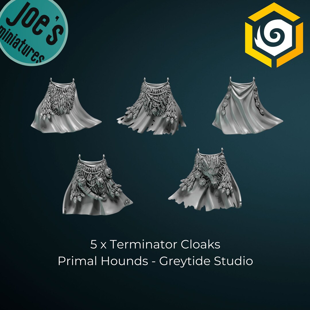 Terminator Cloaks X 5 Greytide Studios Primal Hounds - Etsy