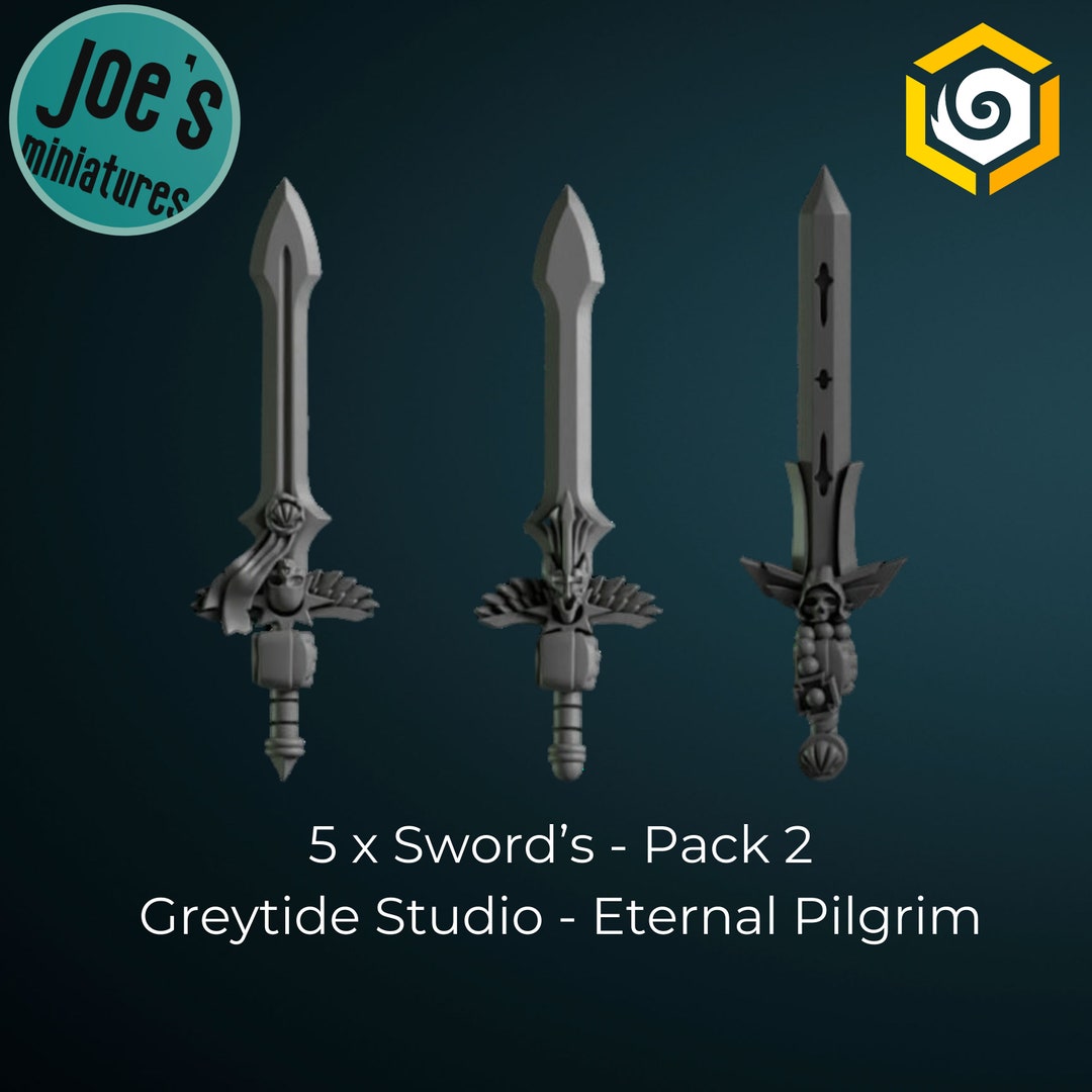 5 X Swords Pack 2 Greytide Studio Eternal Pilgrims - Etsy