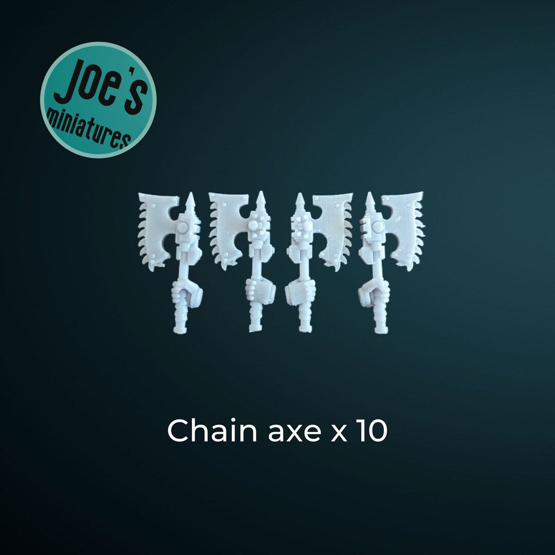 10 X Chain Axe - Helforged Miniatures - Etsy