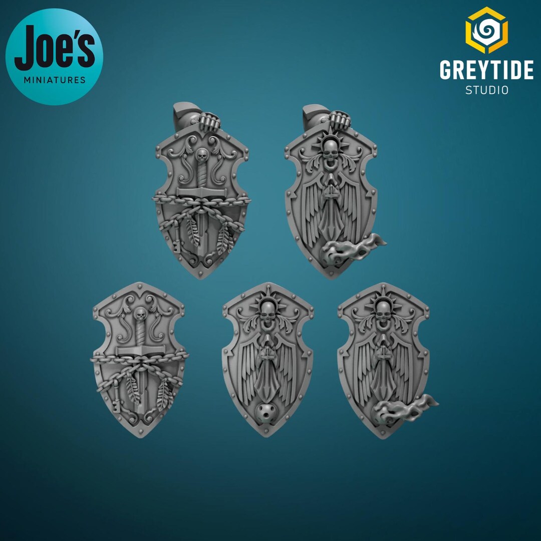 5 X Termi Shields - Greytide Studios - Eternal Pilgrims Termi Pack - Etsy