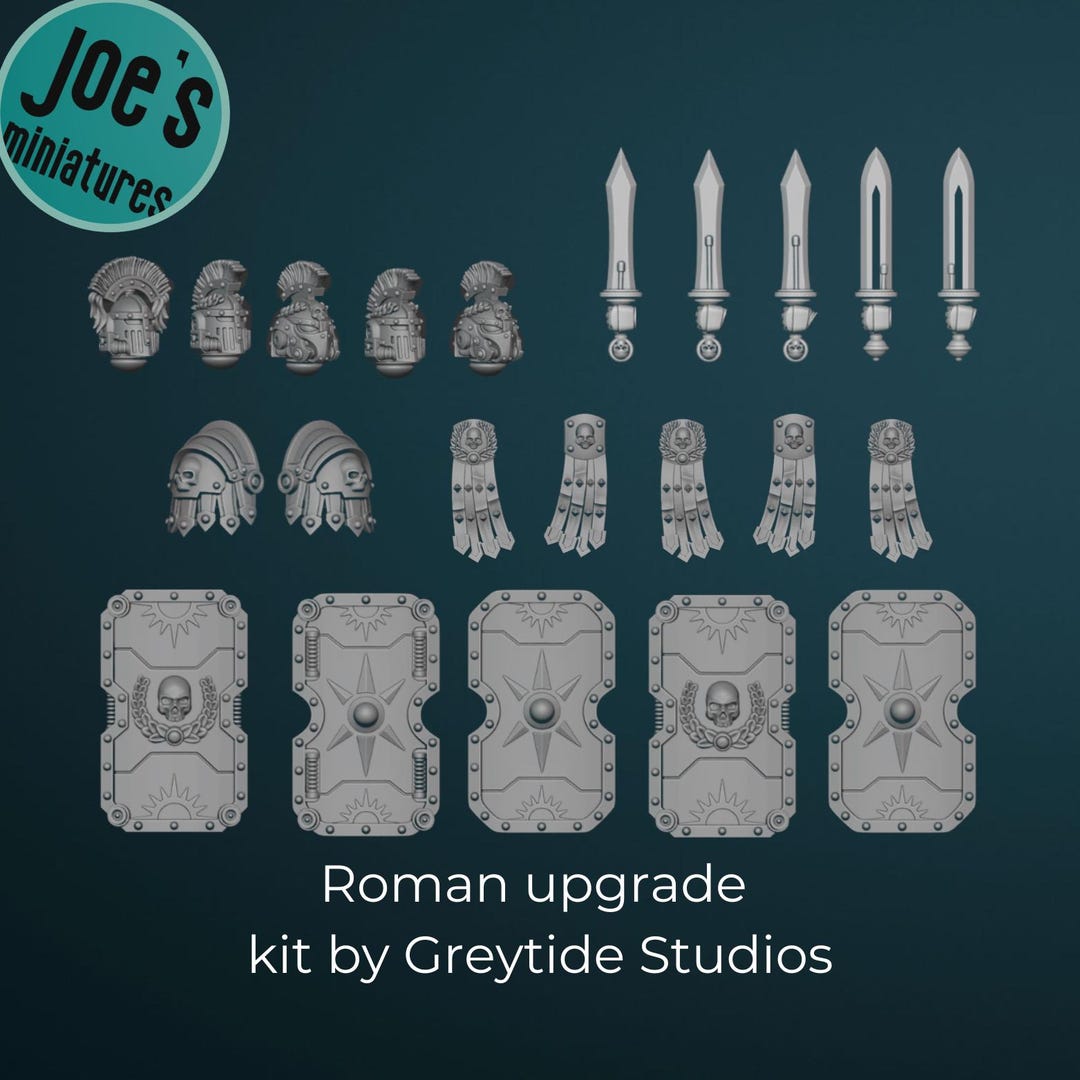 Roman Upgrade Kit for Space Knights by Greytide Studios - Etsy