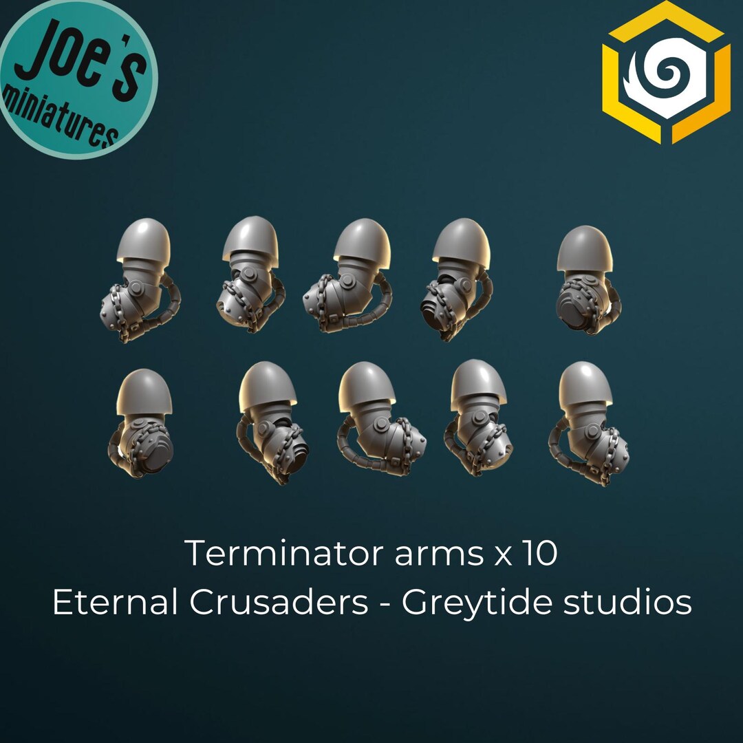 Terminator Arms X 10 - Greytide Studio - Eternal Crusaders - Etsy