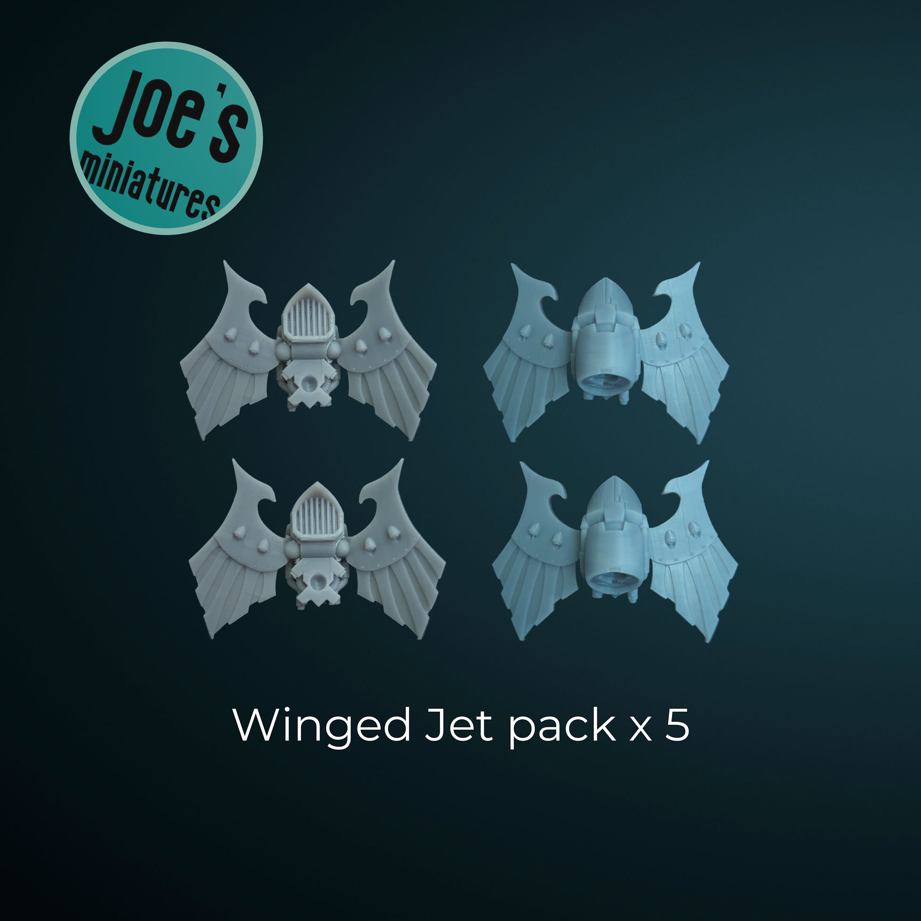Winged Jet Pack X 5 - Etsy