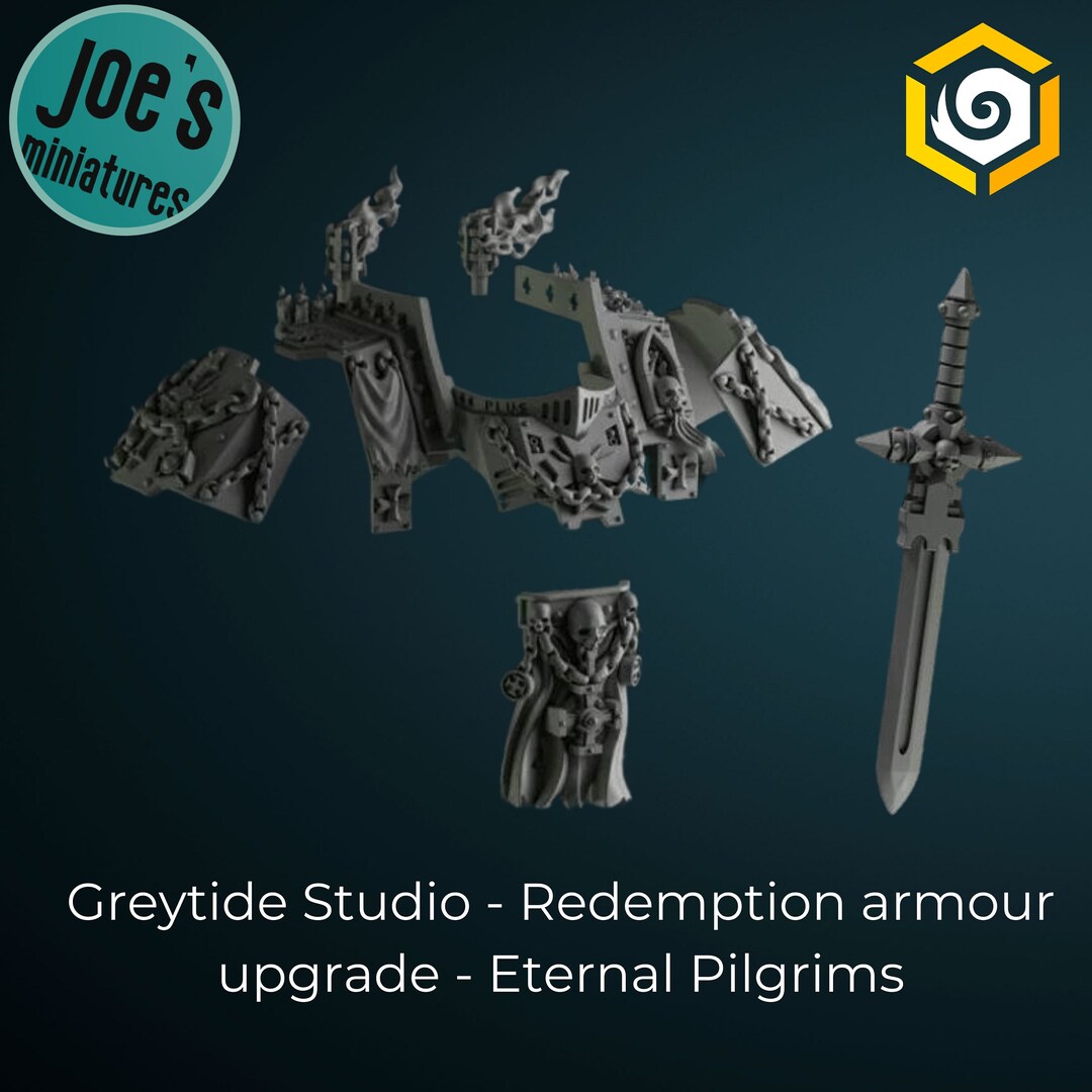 Redemption Armour Upgrade With Sword Eternal Pilgrims by Greytide ...