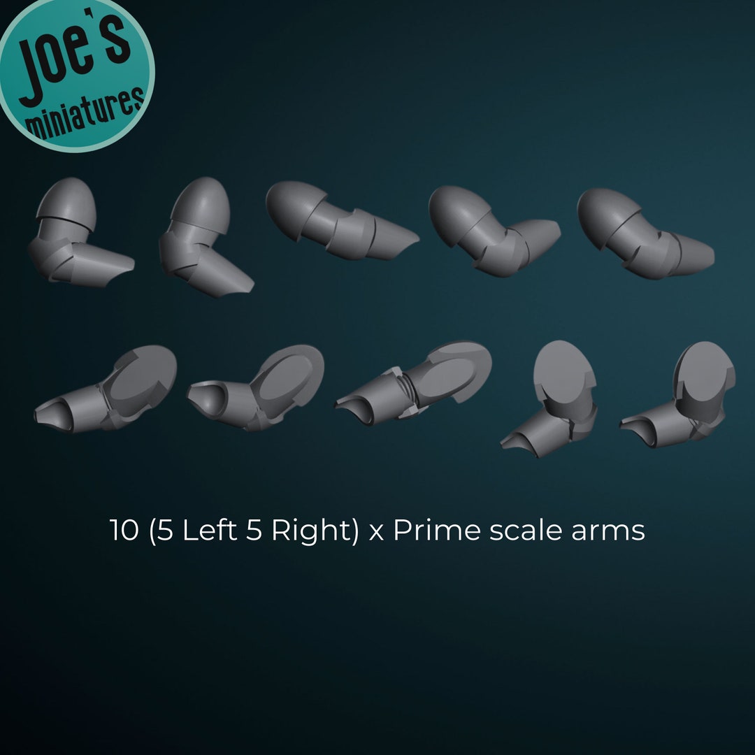 10 X Prime Scale Arms for 28 or 32mm Miniature Tabletop Wargaming - Etsy