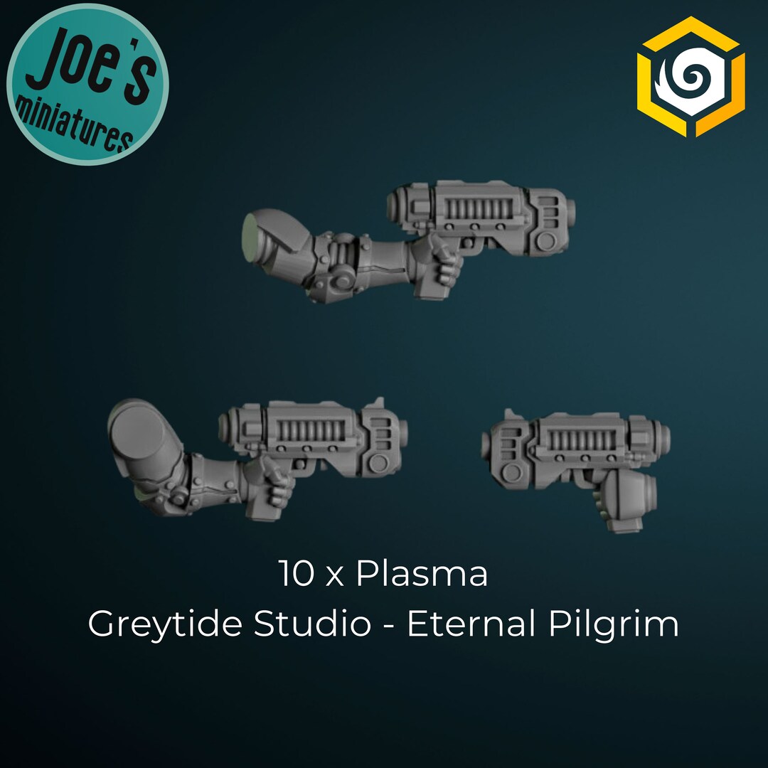 10 X Plasma Gun - Greytide Studio - Eternal Pilgrims - Etsy