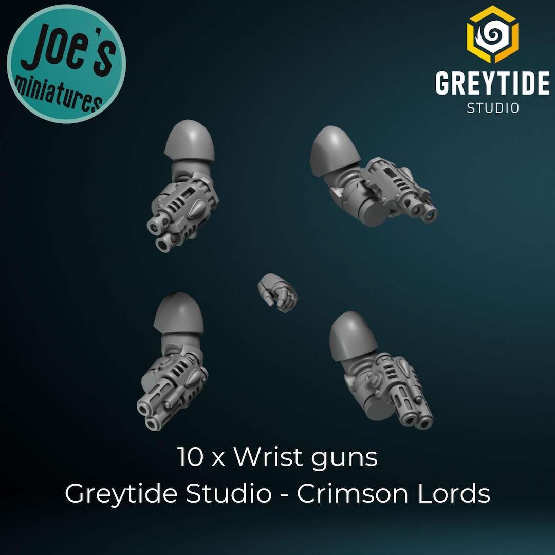10 X Wrist Guns - Greytide Studios - Crimson Lords - Etsy