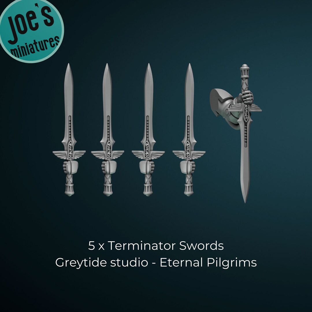 5 X Heavy Weapons - Greytide Studio - Eternal Pilgrims Termi Set - Etsy