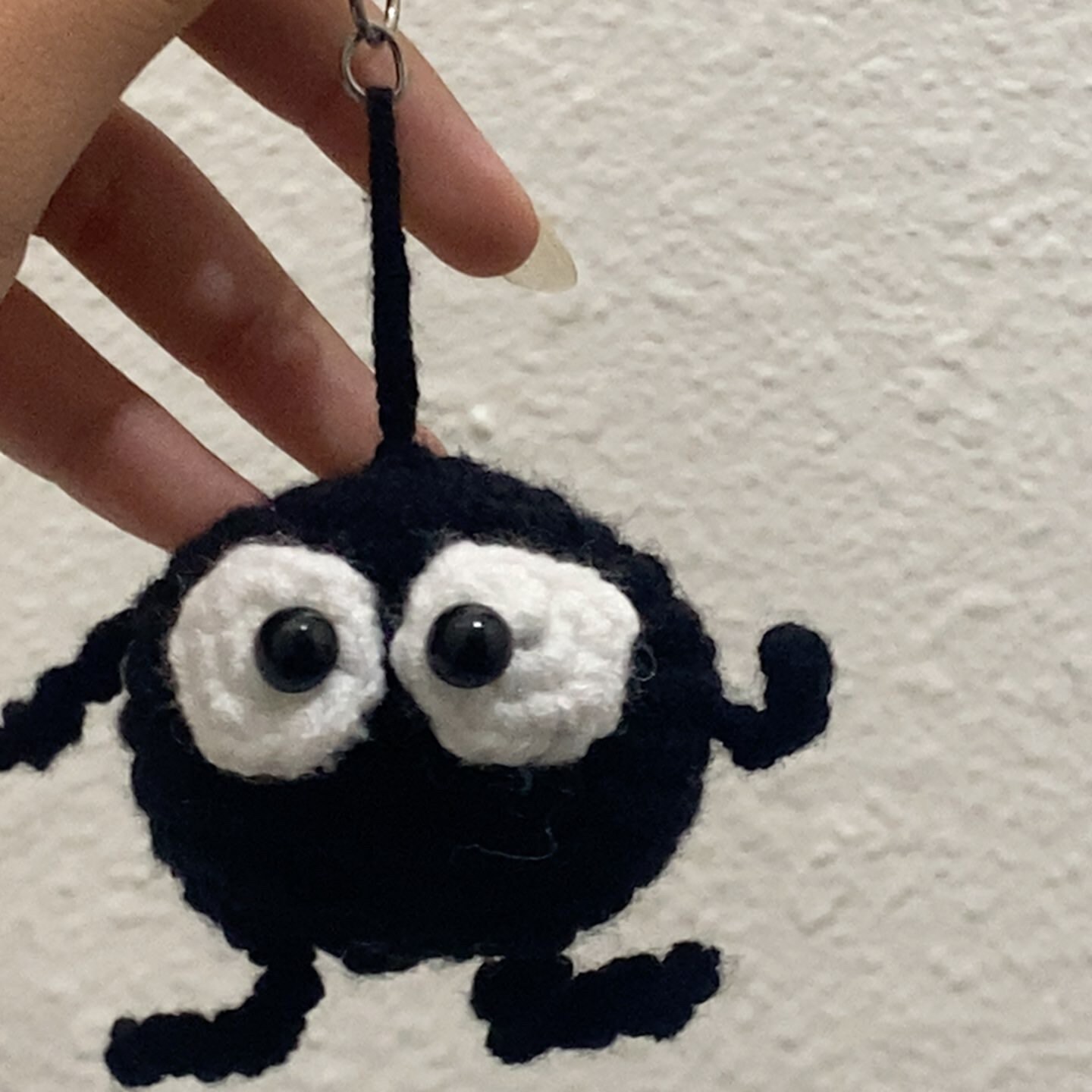 Crocheted Soor Sprite Susuwatari Keychain - Etsy Australia