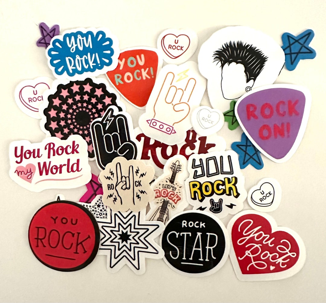 Stickers! Rock ‘n Roll! - Etsy