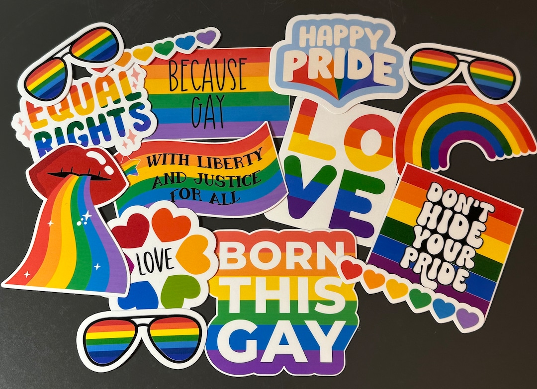 LGBTQ Pride Sticker Collection! Gay, Lesbian, and Bisexual Stickers for ...