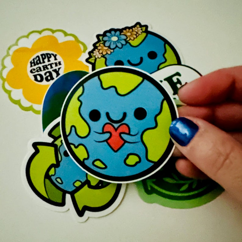 Earth Day Stickers - Etsy