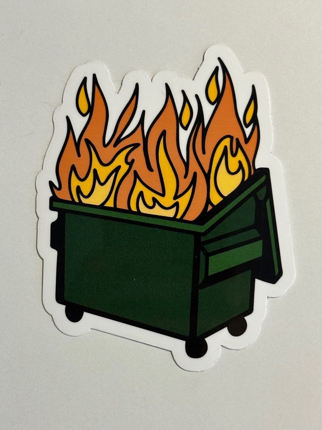 Dumpster Fire Stickers and Magnets - Funny - Humor - Trending - Etsy