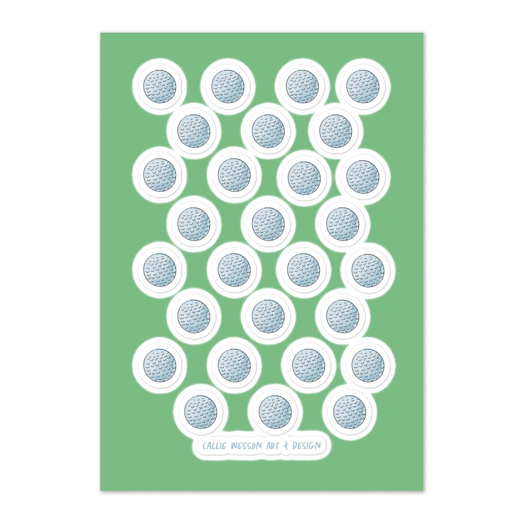 Golf Reward Chart Sticker Sheet - Etsy