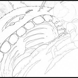 45 Studio Ghibli Printable Coloring Pages - Etsy