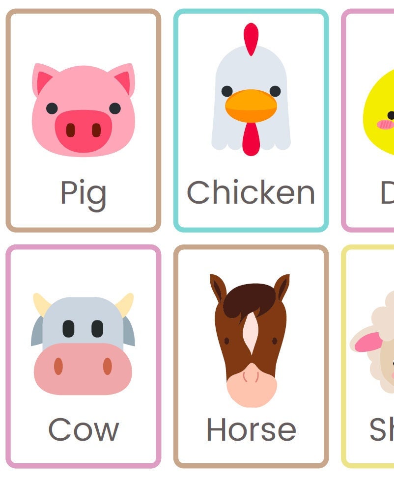 Old Macdonald Had a Farm Visuals - Etsy