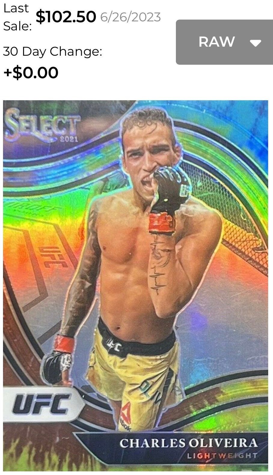 Every Single UFC Card From My Storage Lot high End/mid/base You Receive ...