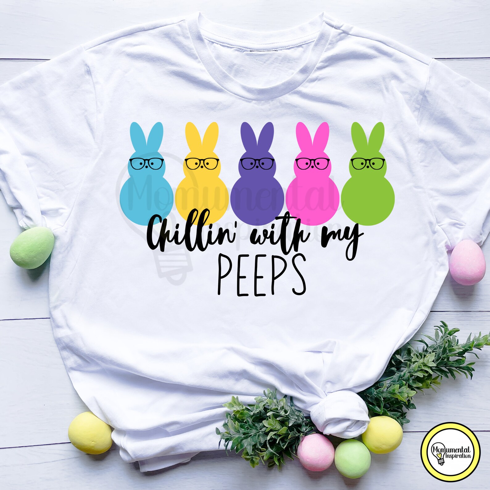 Chillin' With My Peeps Easter Digital Download Easter - Etsy