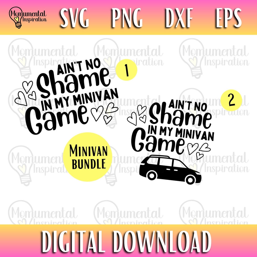 No Shame Minivan Game Digital Download, Minivan Mom, Dad, Family ...