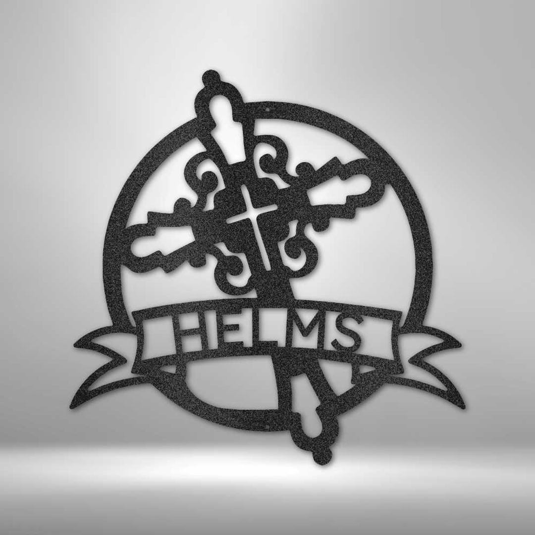 Catholic Monogram - Steel Sign - Etsy