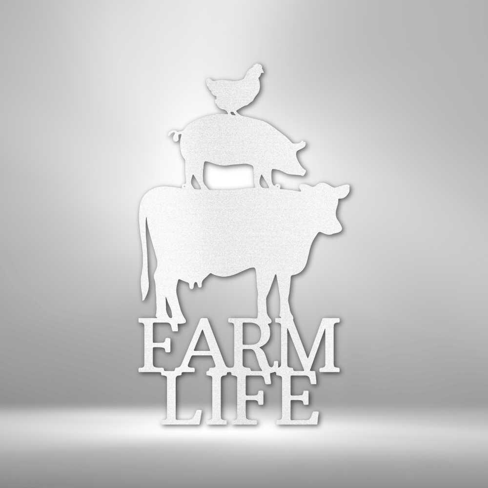 Farm Life Animals - Steel Sign - Etsy