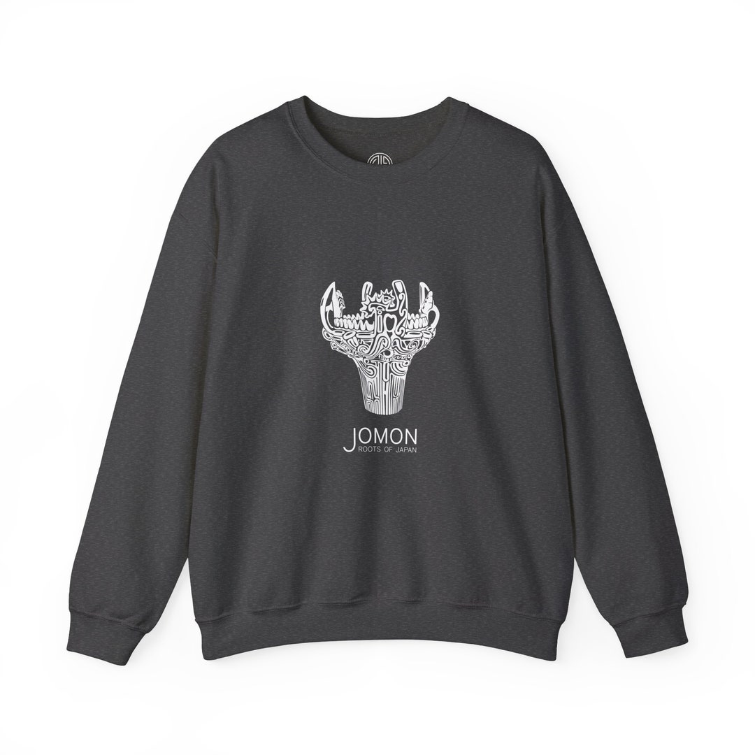 Jomon Japanese Sweatshirt, Ancient Japan Jomon Period Folk Art Jomon ...